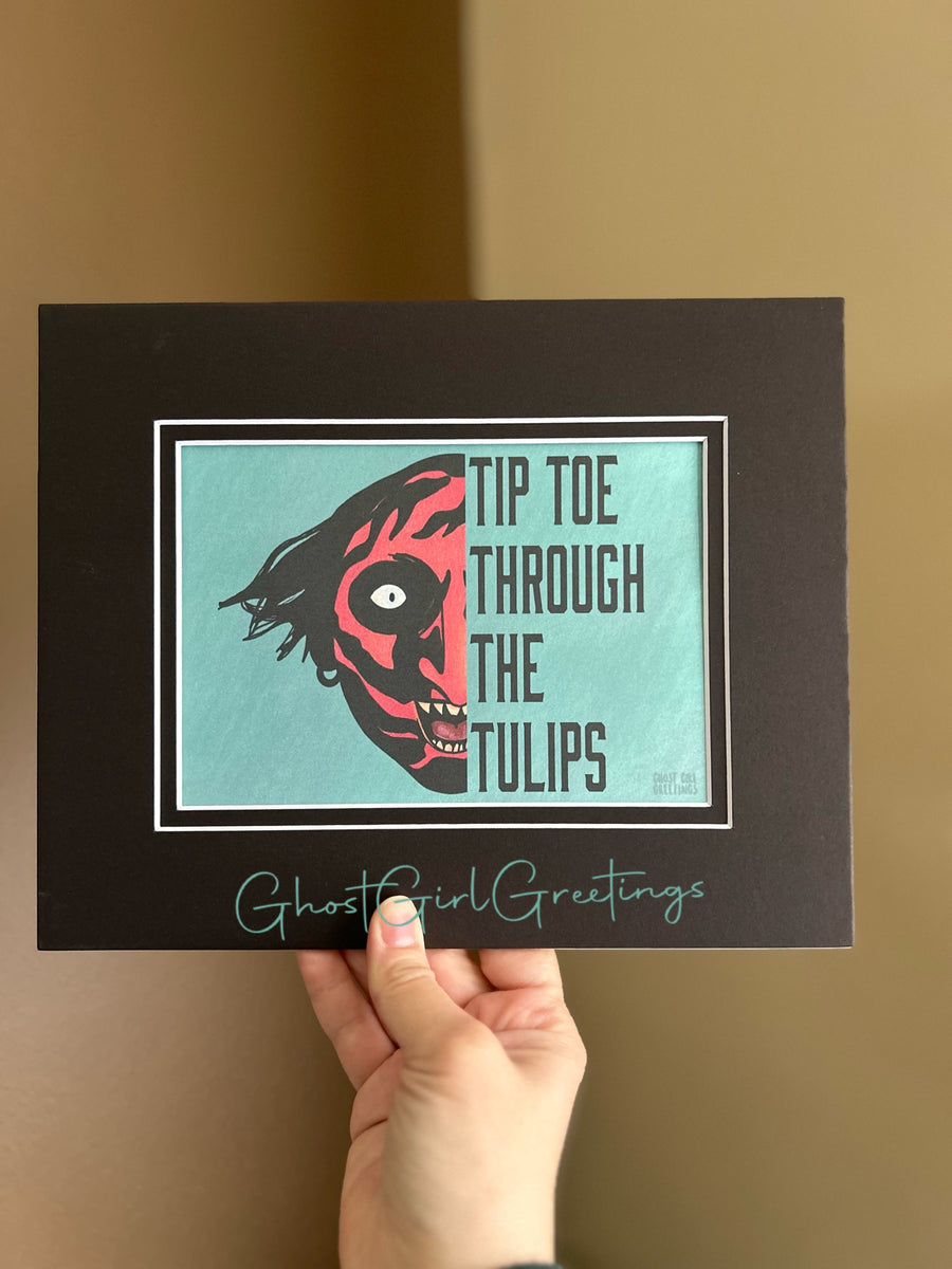 Print: TipToe Through the Tulips – Ghost Girl Greetings